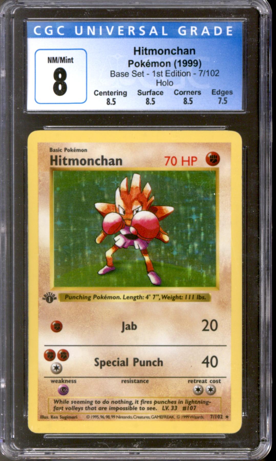 Hitmonchan Pokemon Card Topps