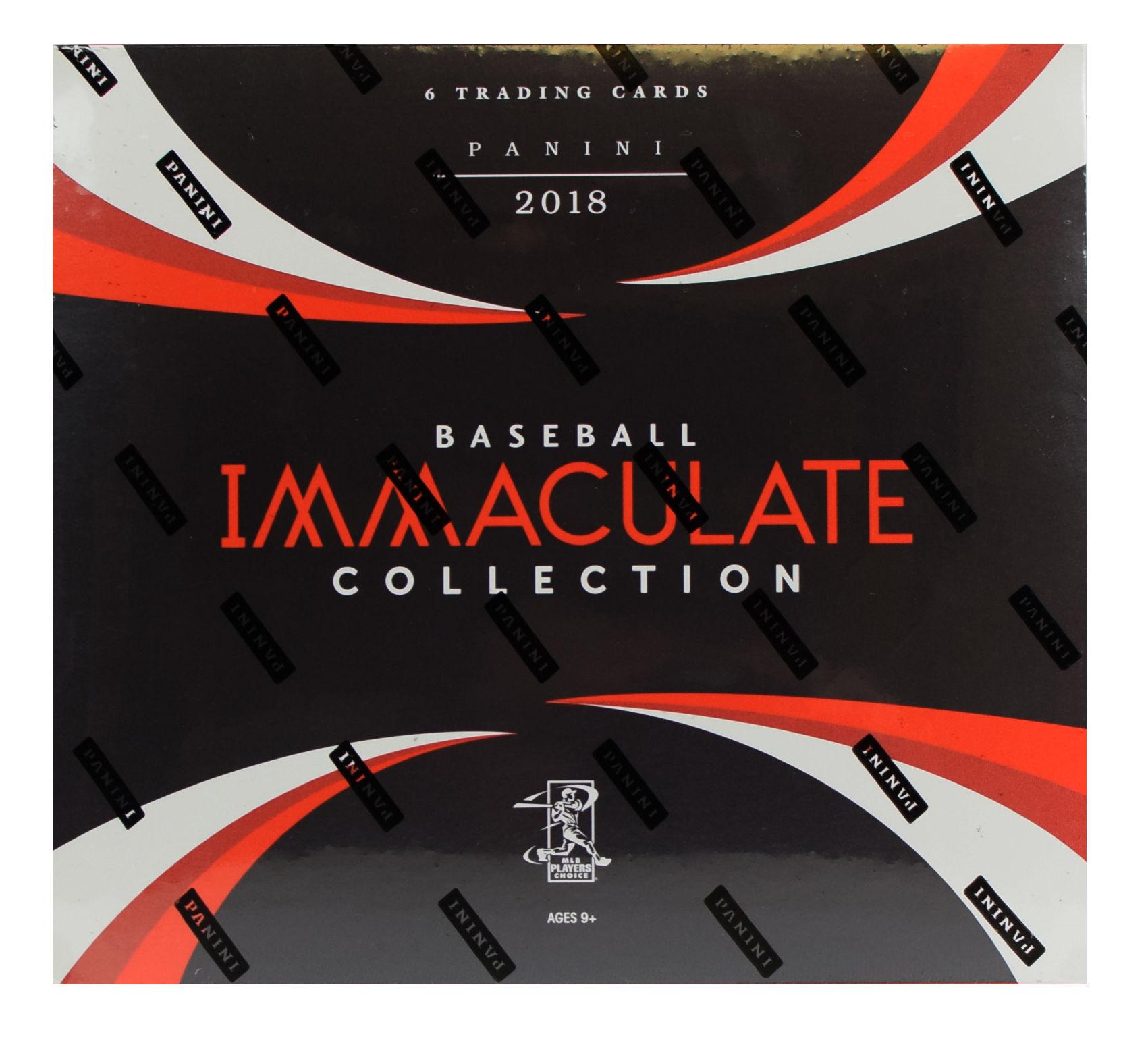 2018 Panini Immaculate Baseball Hobby Box | DA Card World