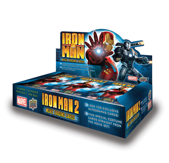 Marvel Iron Man 2 Trading Cards Hobby 12-Box Case (2010 Upper Deck ...