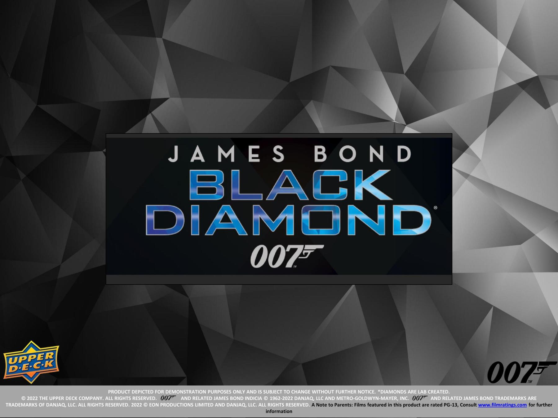 James Bond Black Diamond Trading Cards Hobby Box (Upper Deck 2023 ...