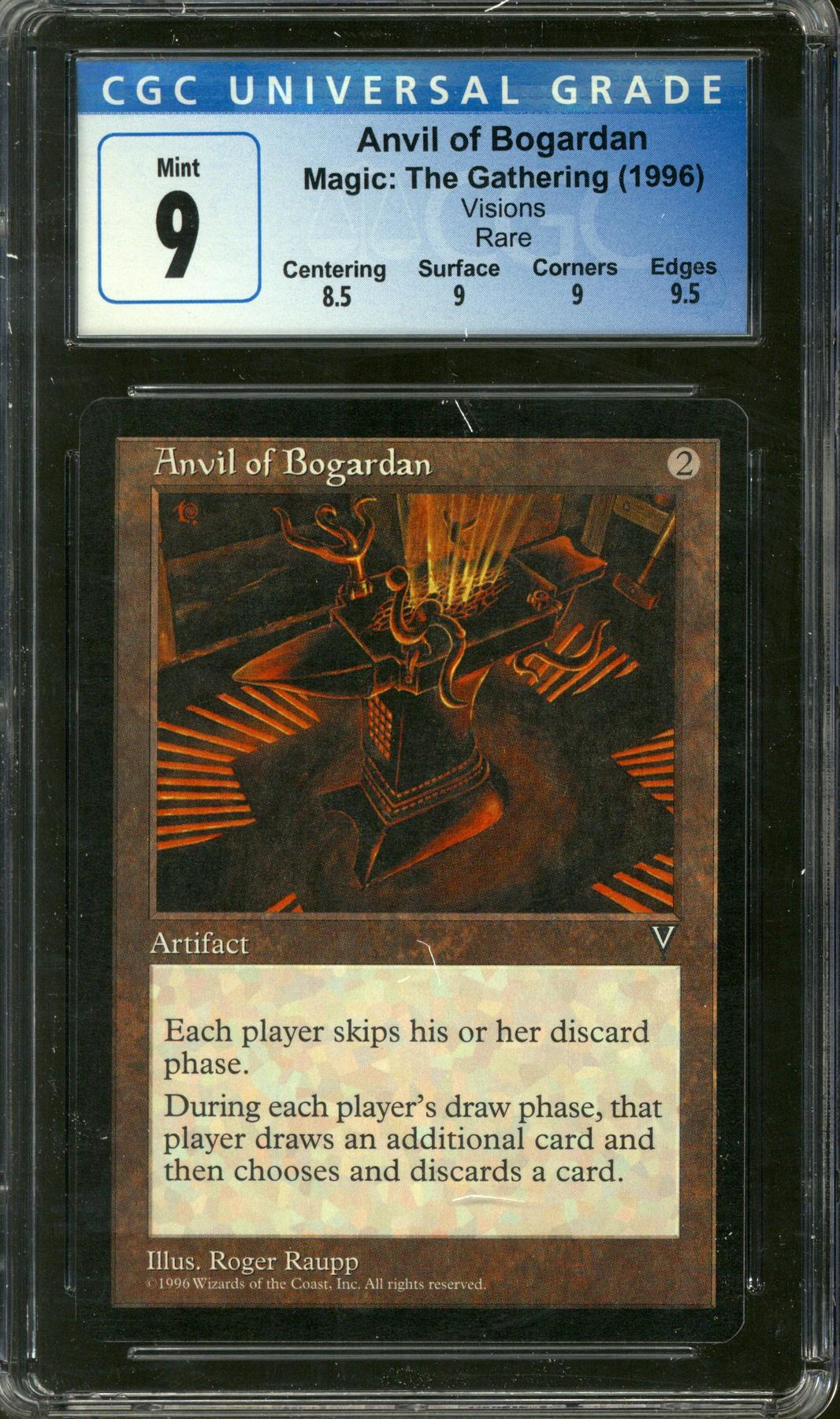 Magic the Gathering Visions Anvil of Bogardan CGC 9 | DA Card World