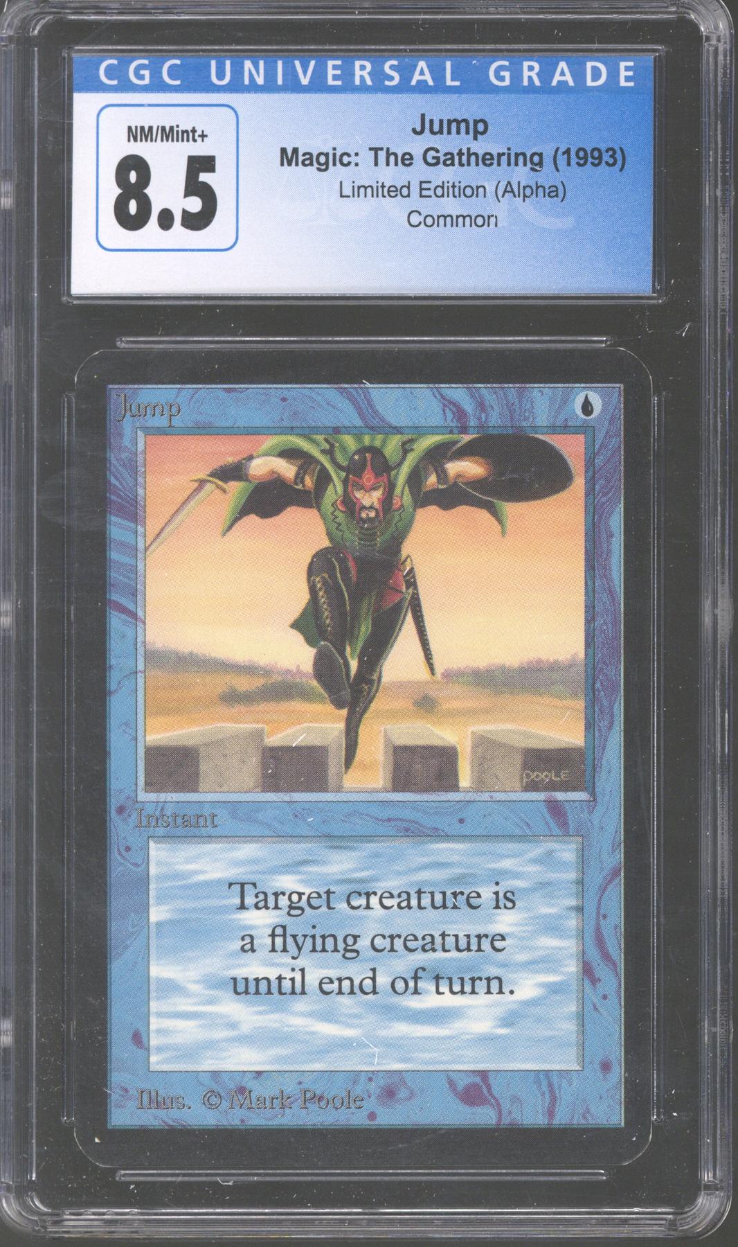 Magic the Gathering Alpha Jump CGC 8.5 No Subgrades NEAR MINT (NM) | DA ...