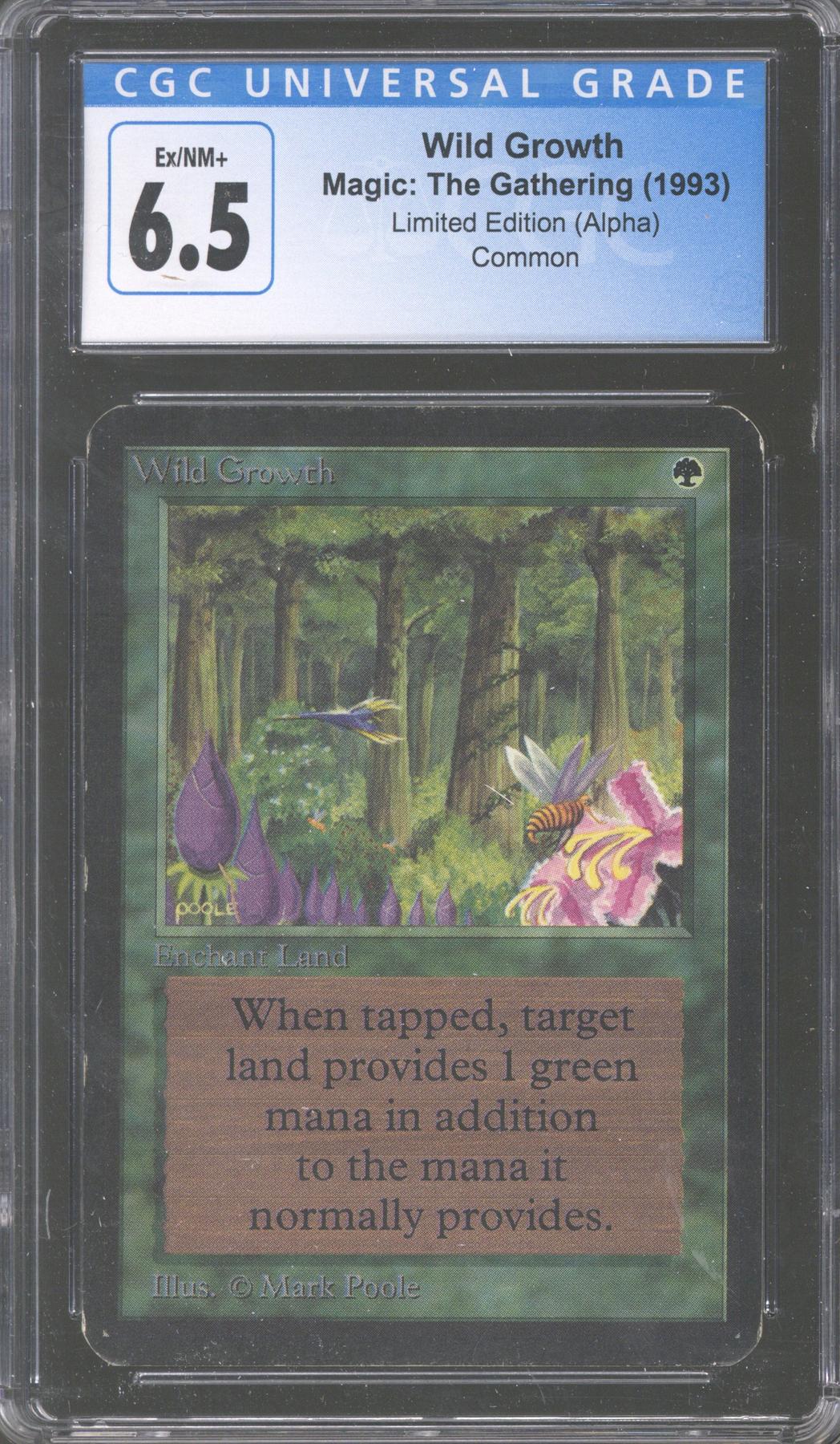 Magic the Gathering Alpha Wild Growth CGC 6.5 | DA Card World