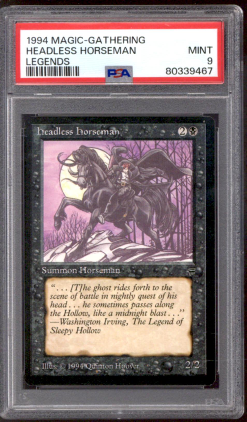 Magic the Gathering Legends Headless Horseman PSA 9 | DA Card World