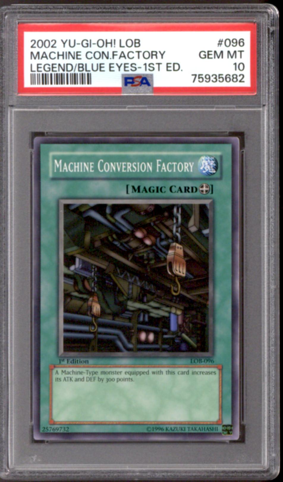 Yu-Gi-Oh Legend of Blue Eyes White Dragon 1st Edition Machine ...