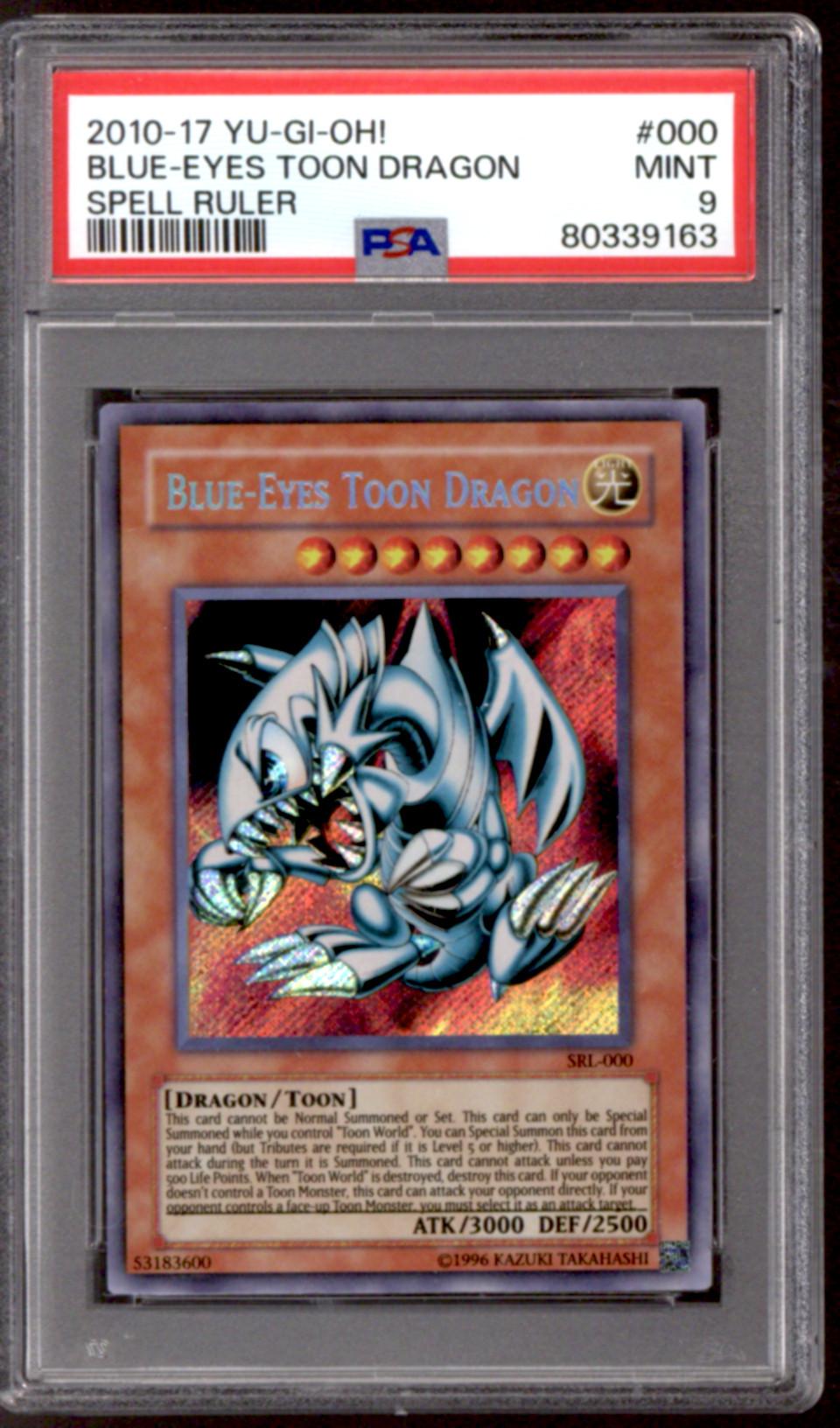 Yu-Gi-Oh Spell Ruler Blue-Eyes Toon Dragon SPL-000 PSA 9 | DA Card World