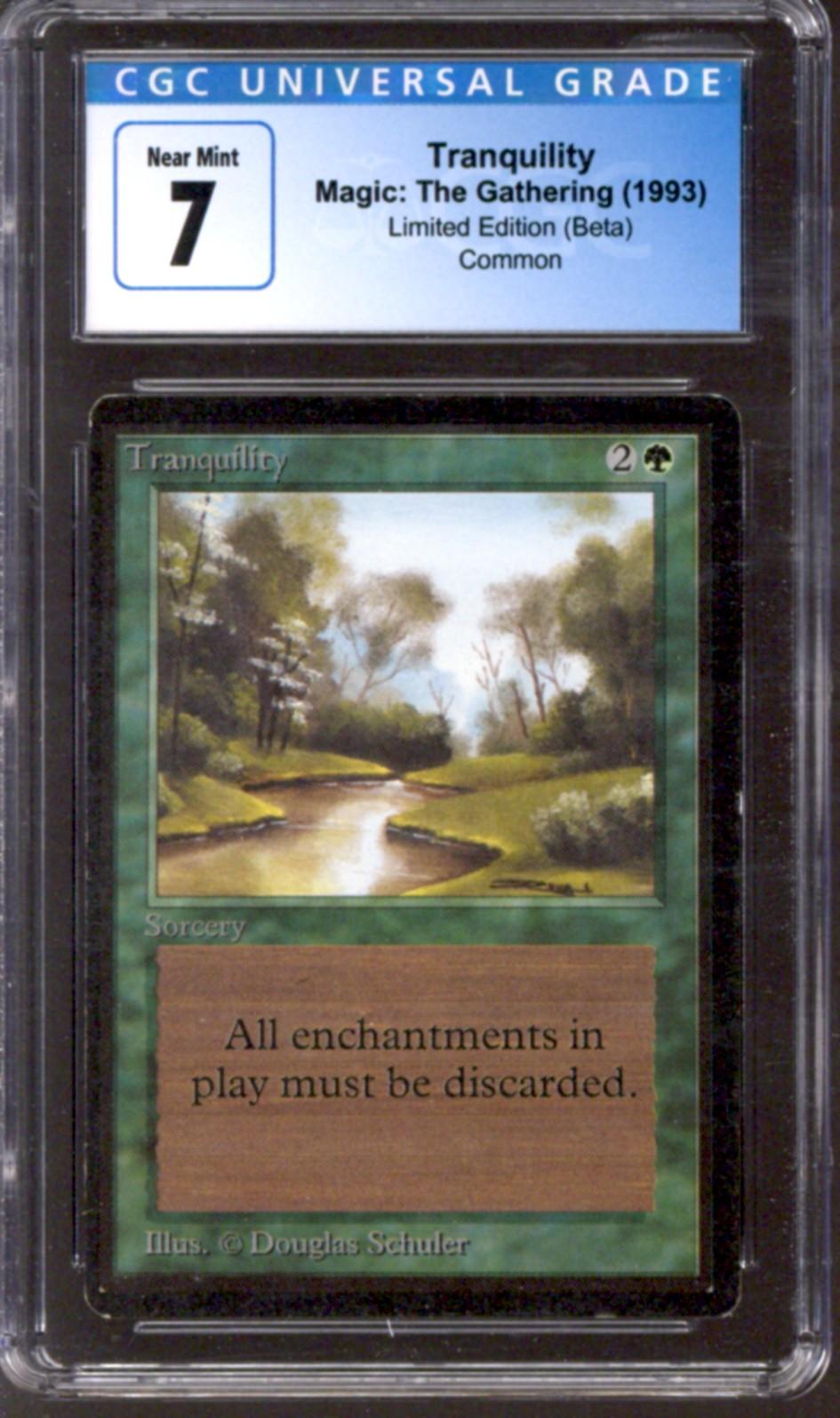 Magic the Gathering Beta Tranquility CGC 7 LIGHTLY PLAYED (LP) | DA ...
