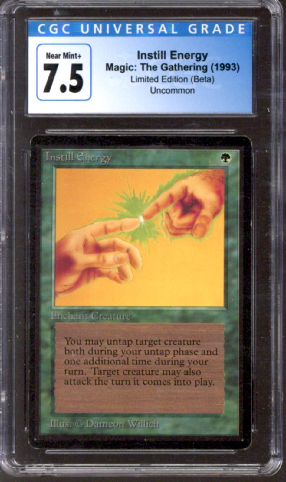 Magic the Gathering Beta Instill Energy CGC 7.5 | DA Card World