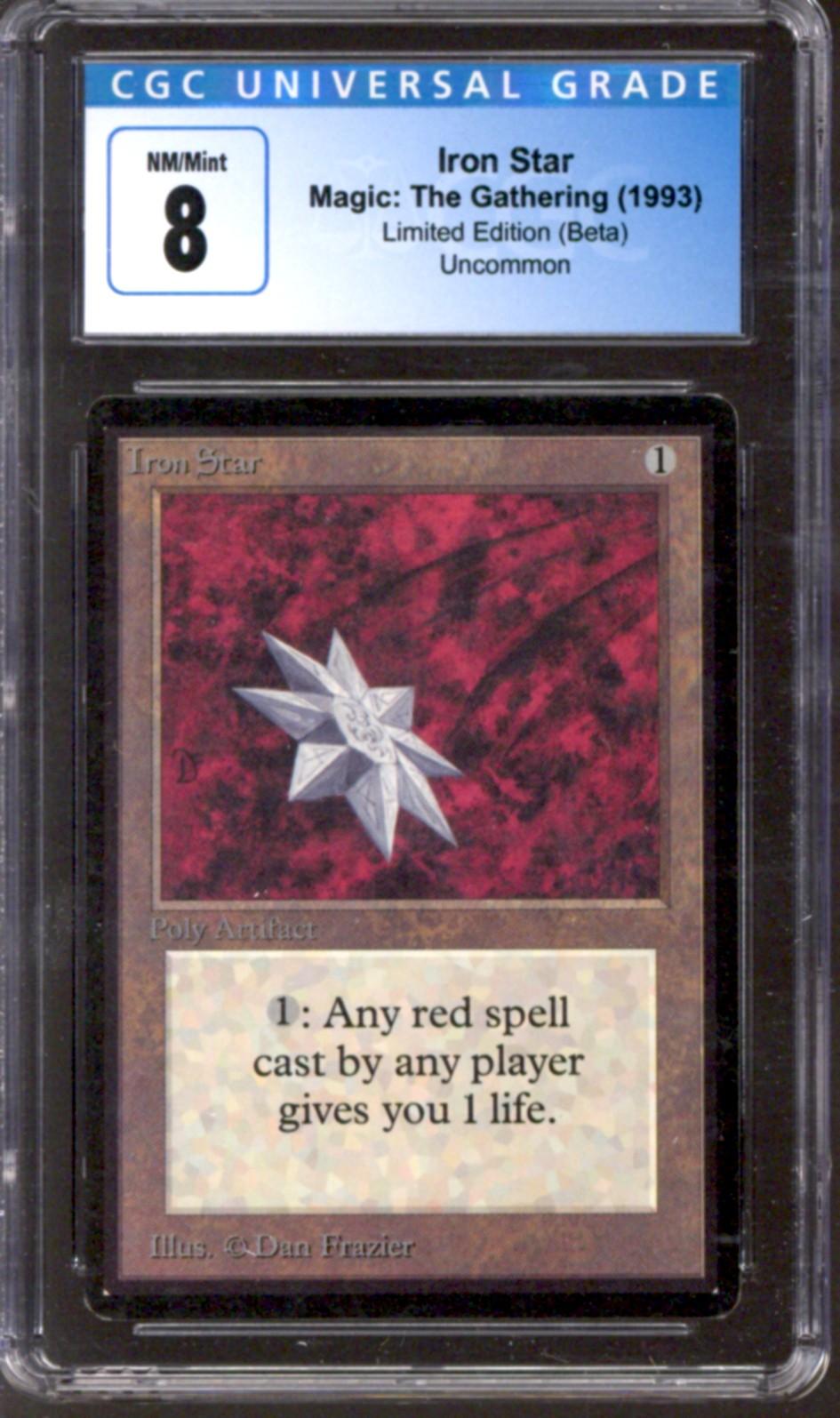 Magic the Gathering Beta Iron Star CGC 8 NEAR MINT (NM) | DA Card World