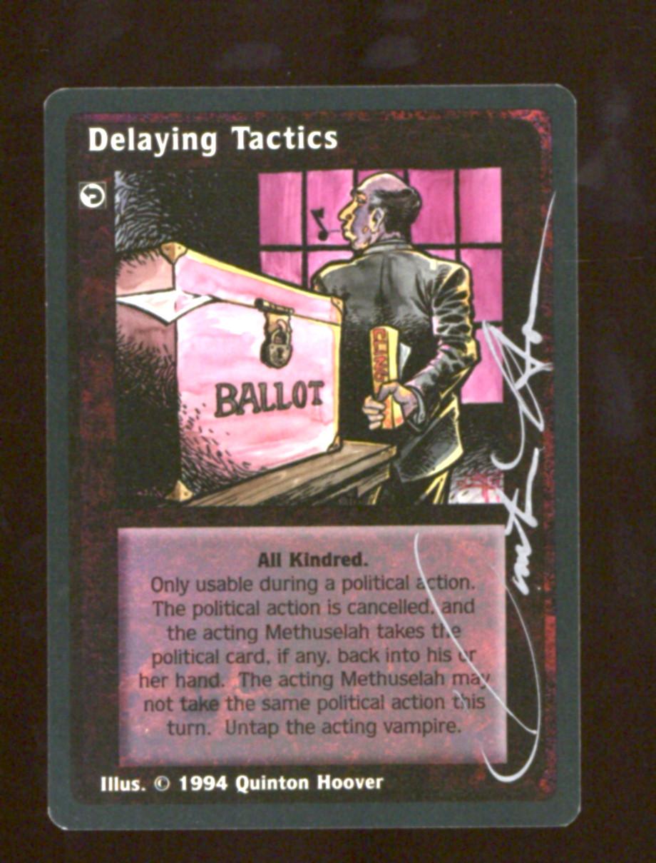 Vampire the Eternal Struggle VTES 1st Edition Jyhad Delaying Tactics ...