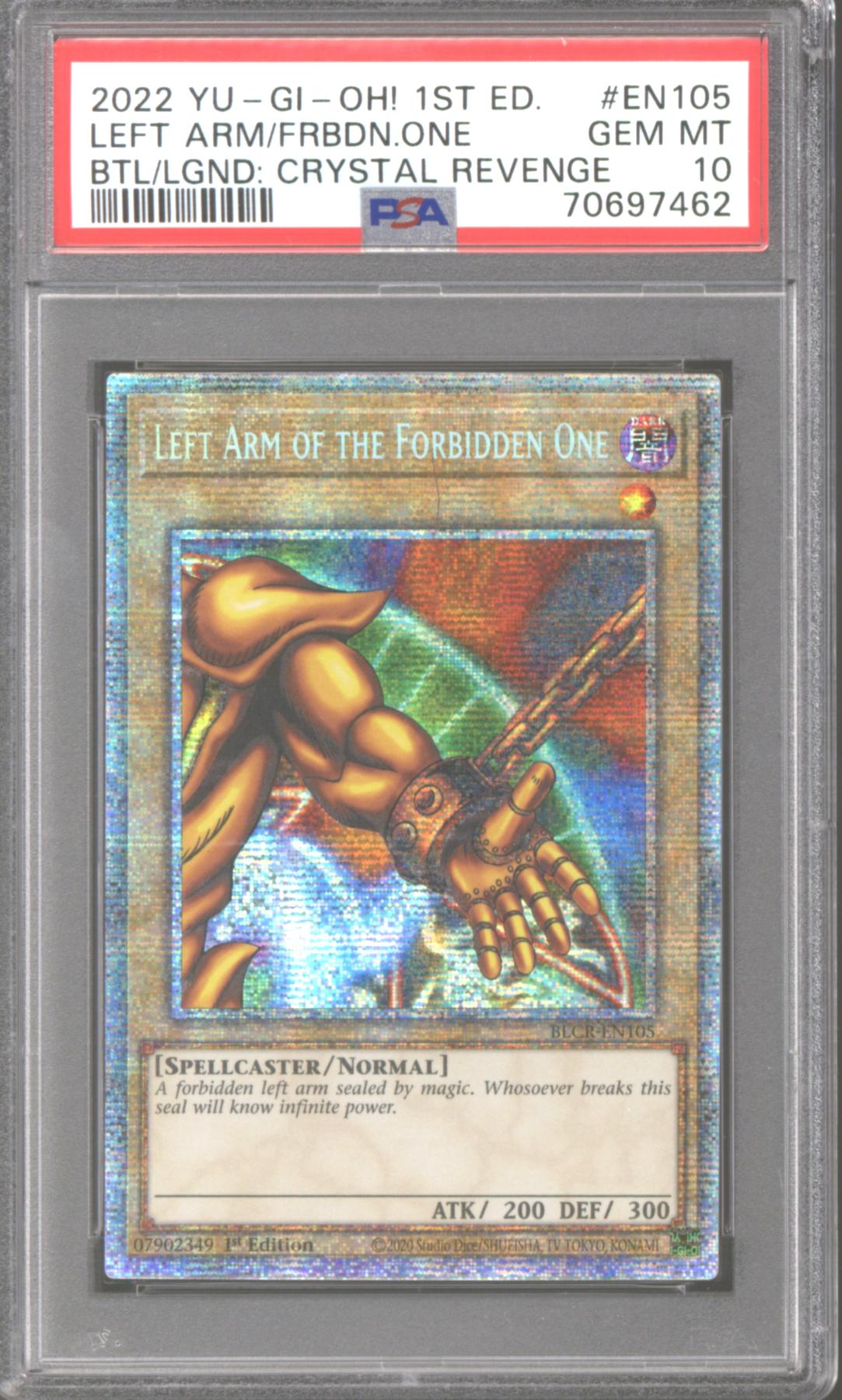 YuGiOh Battles Legend Crystal Revenge 1st Edition Starlight Left Arm ...