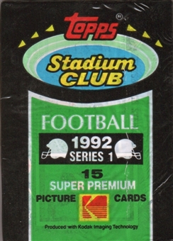 1992 Topps Stadium Club Football Series 1 - 138 Pack Lot | DA Card World