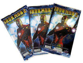 Marvel Iron Man 2 Trading Cards Hobby Pack (Lot of 3) (2010 Upper Deck ...