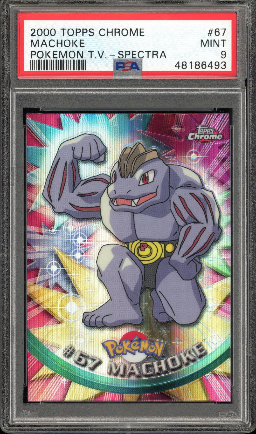 Pokemon Topps Chrome Spectra Machoke #67 PSA 9 | DA Card World