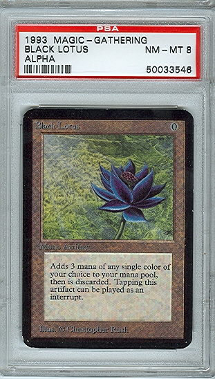 Magic the Gathering Alpha Single Black Lotus PSA 8 | DA Card World