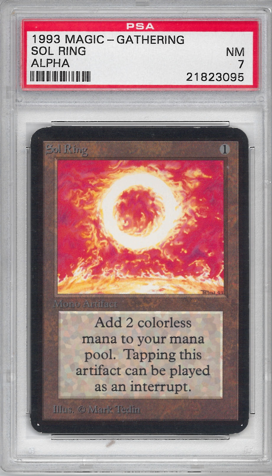 Magic the Gathering Alpha Single Sol Ring PSA 7 | DA Card World