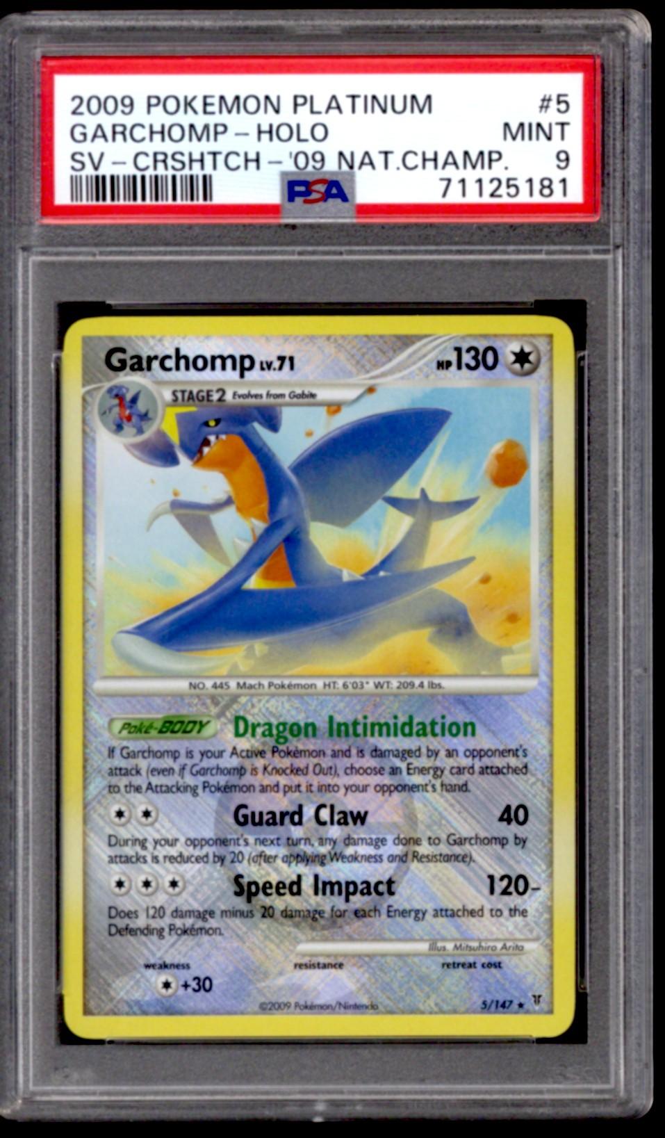 Pokemon Supreme Victors Platinum National Championship Promo Garchomp 5 ...