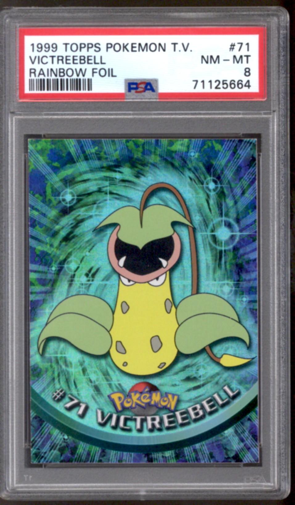 Pokemon Topps Rainbow Foil Victreebel 71 PSA 8 | DA Card World