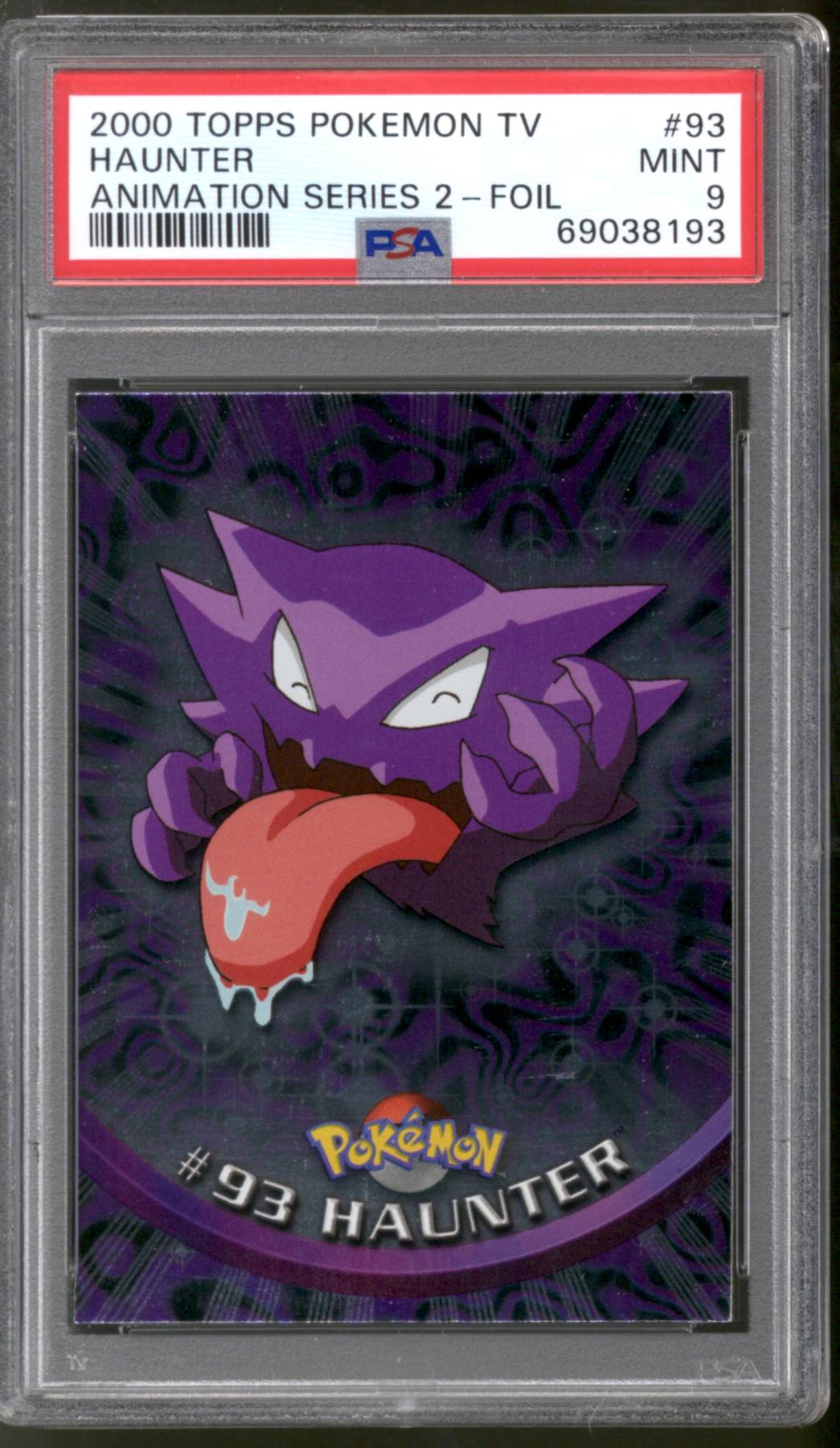 Pokemon Topps TV Series 2 Foil Haunter #93 PSA 9 | DA Card World