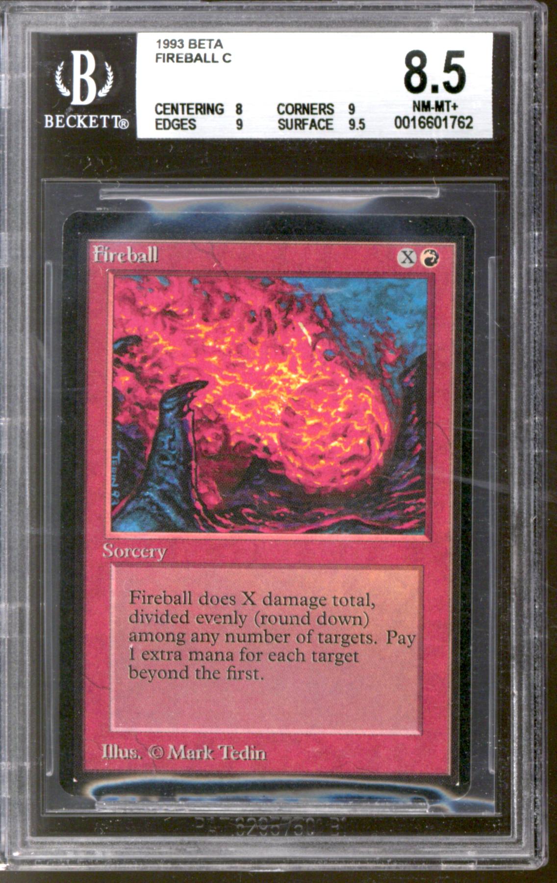 Magic the Gathering Beta Fireball BGS 8.5 (8, 9, 9, 9.5) | DA Card World