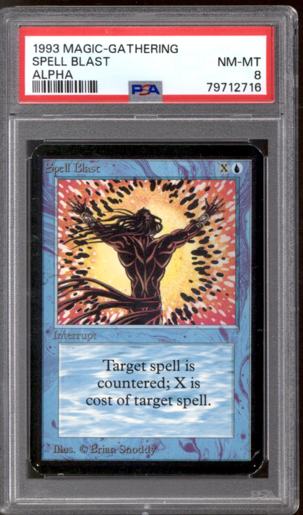 Magic the Gathering Alpha Spell Blast PSA 8 | DA Card World