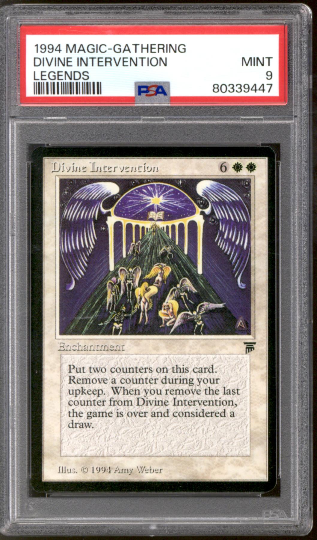 Magic the Gathering Legends Divine Intervention PSA 9 | DA Card World