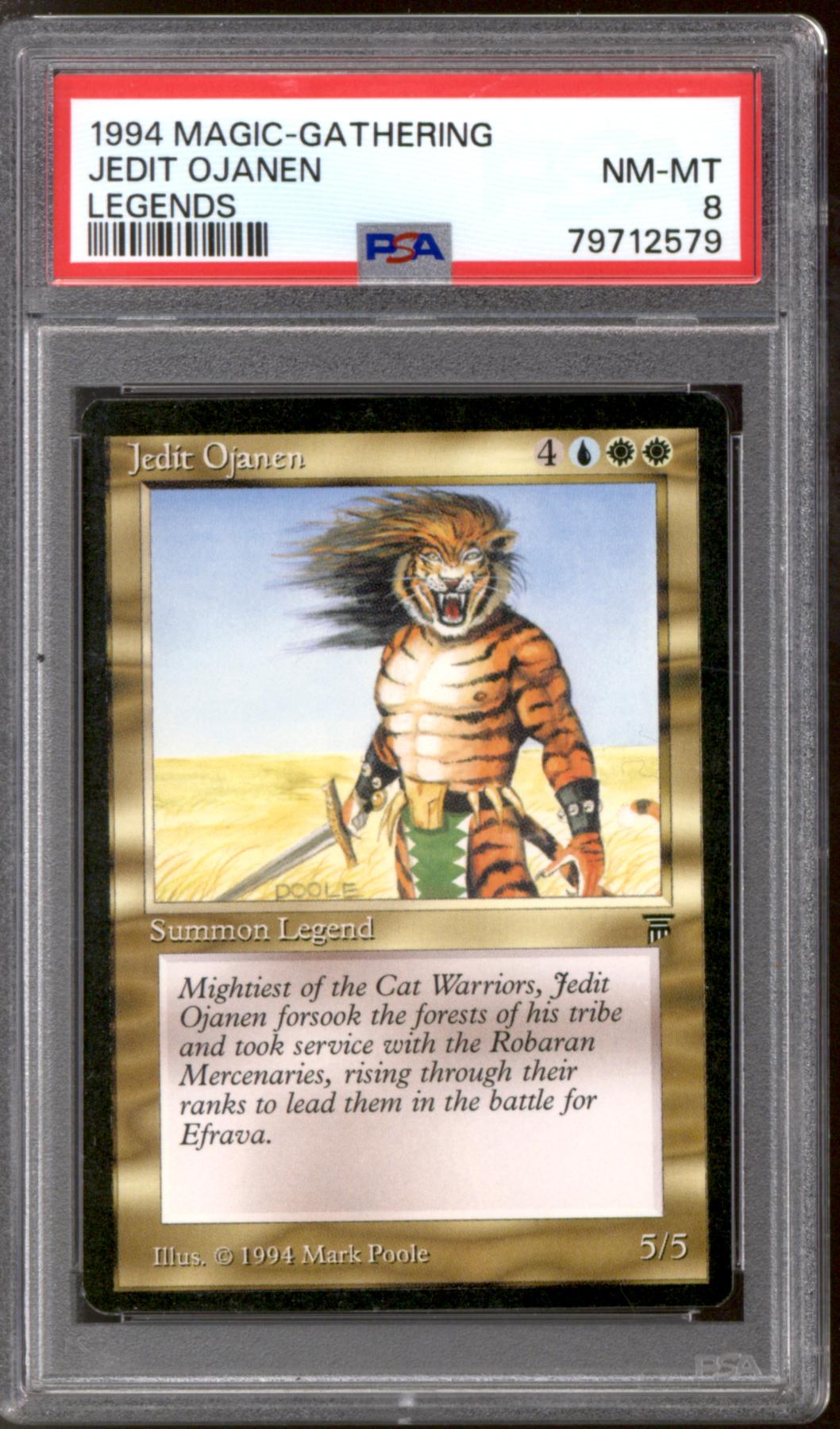 Magic the Gathering Legends Jedit Ojanen PSA 8 | DA Card World