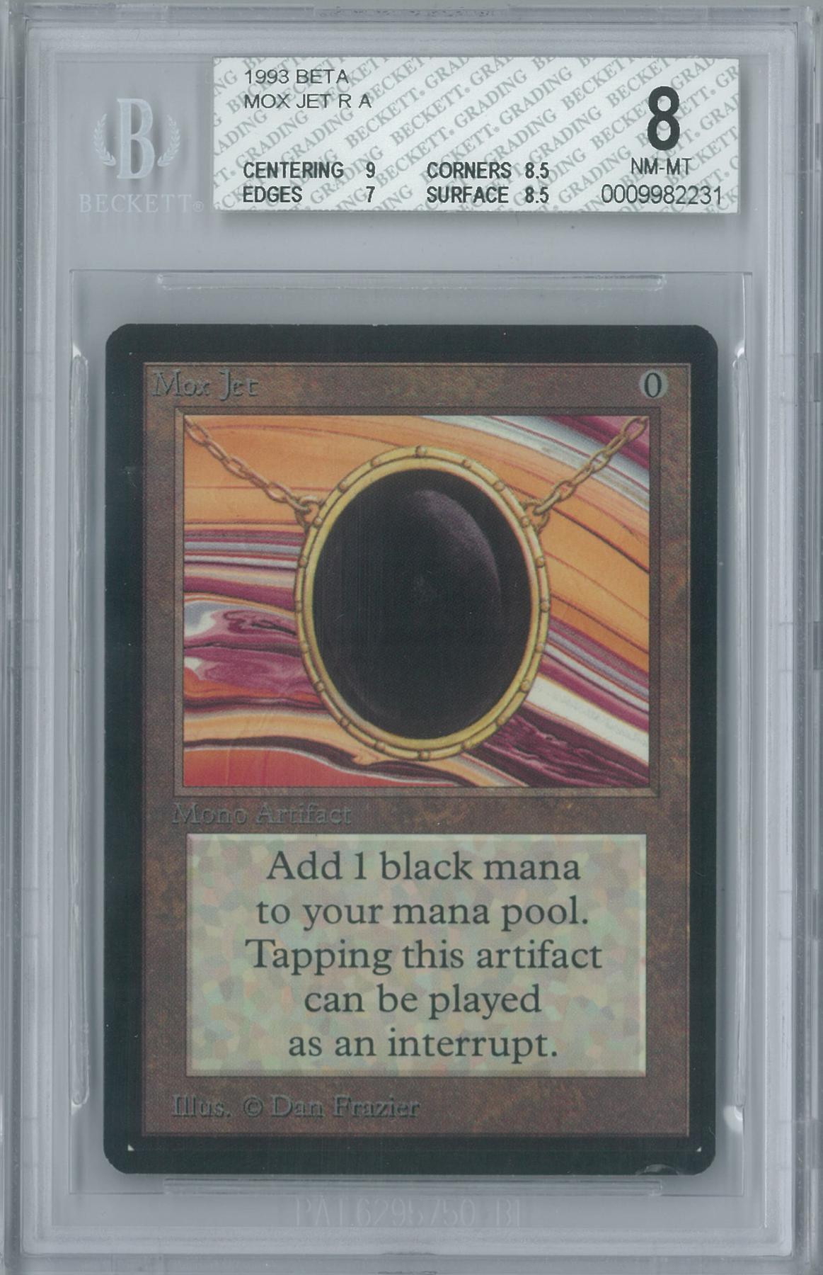 Magic the Gathering Beta Mox Jet BGS 8 (9, 8.5, 7, 8.5) | DA Card World
