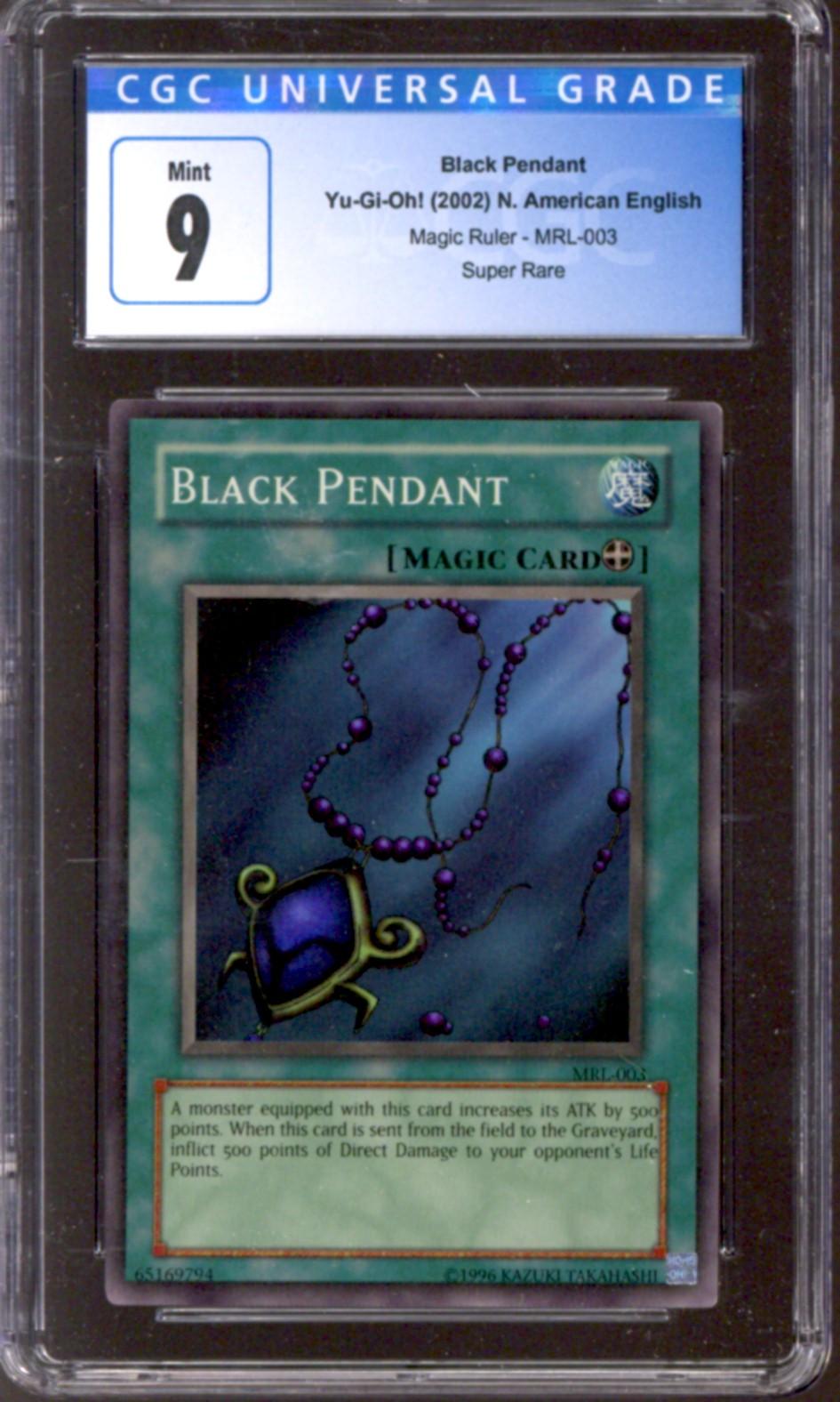 Yu-Gi-Oh Magic Ruler Black Pendant MRL-003 CGC 9 | DA Card World