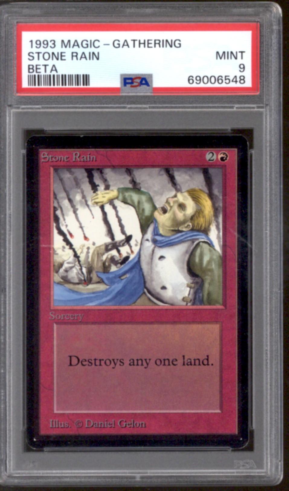 Magic the Gathering Beta Stone Rain PSA 9 | DA Card World