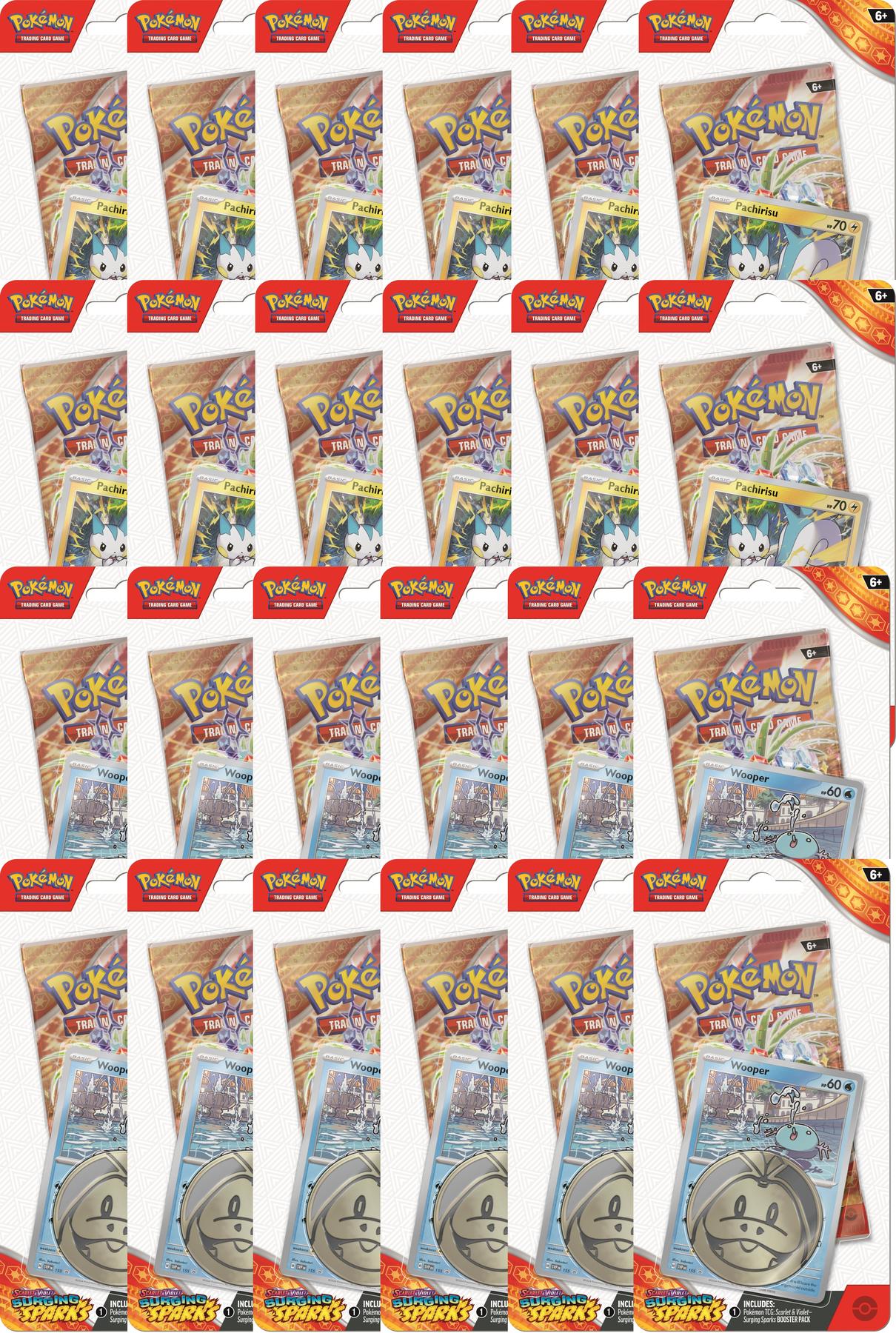 Pokemon Scarlet & Violet: Surging Sparks Checklane Booster Pack Lot 36 ...