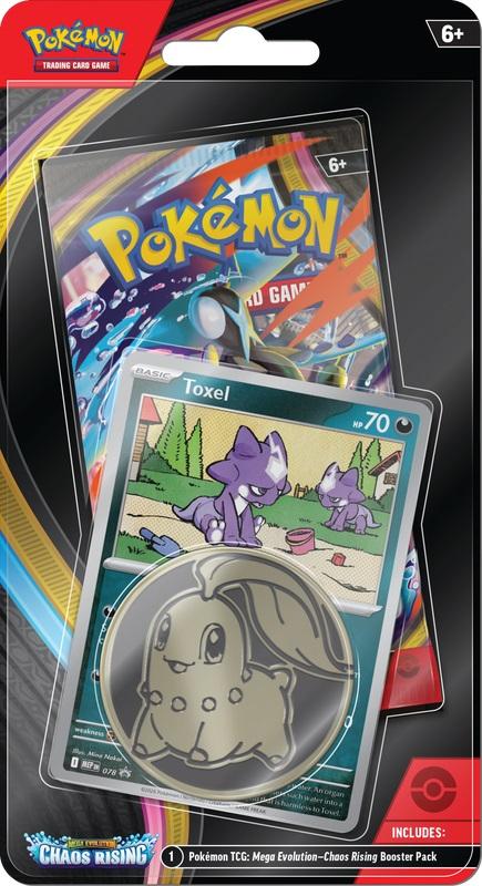 Pokemon Mega Evolution: Chaos Rising Checklane 16-Blister 18-Box Case ...