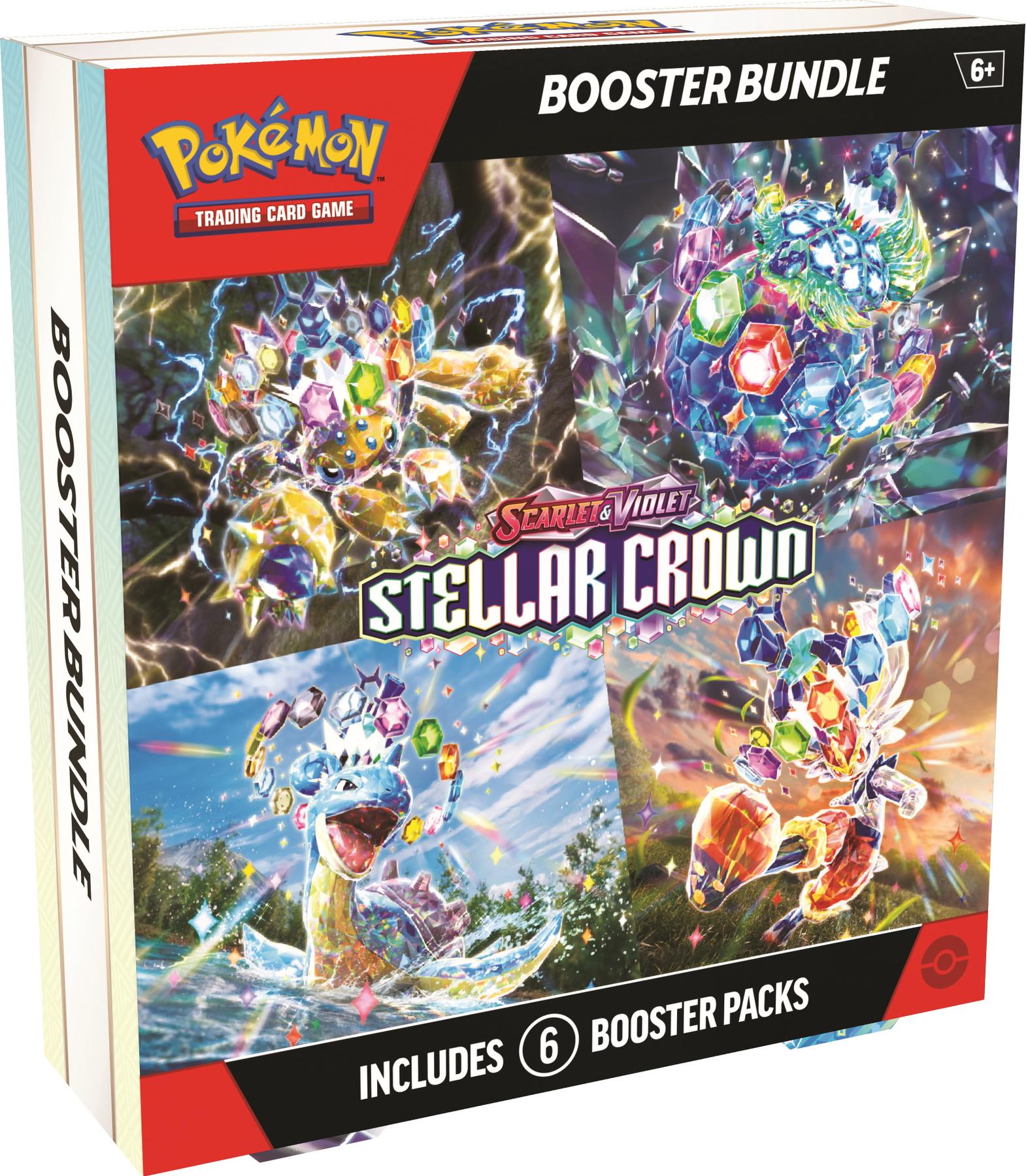 Pokemon Scarlet & Violet: Stellar Crown 6-Pack Booster Bundle | DA Card ...