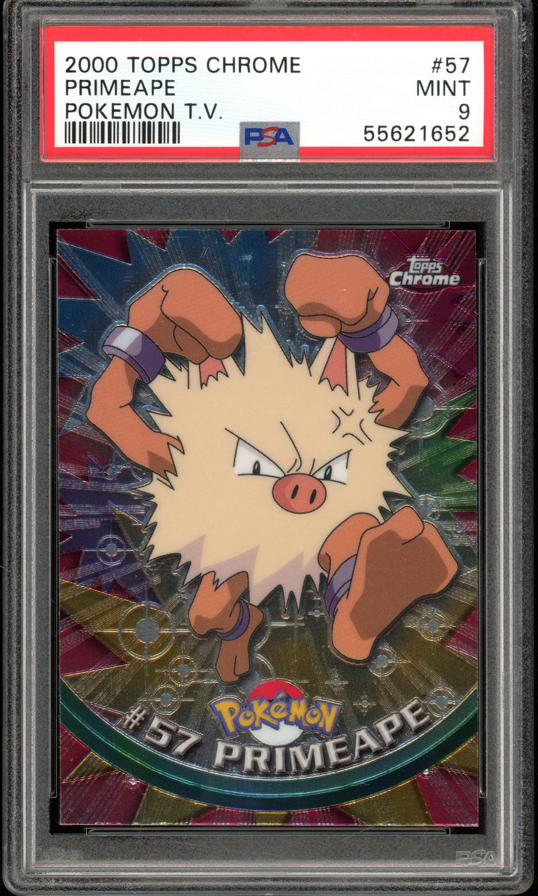Pokemon Topps Chrome Primeape #57 PSA 9 | DA Card World