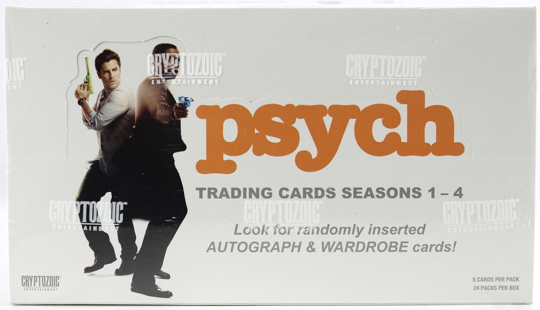 Psych Seasons 1-4 Trading Cards Box (Cryptozoic 2013) | DA Card World