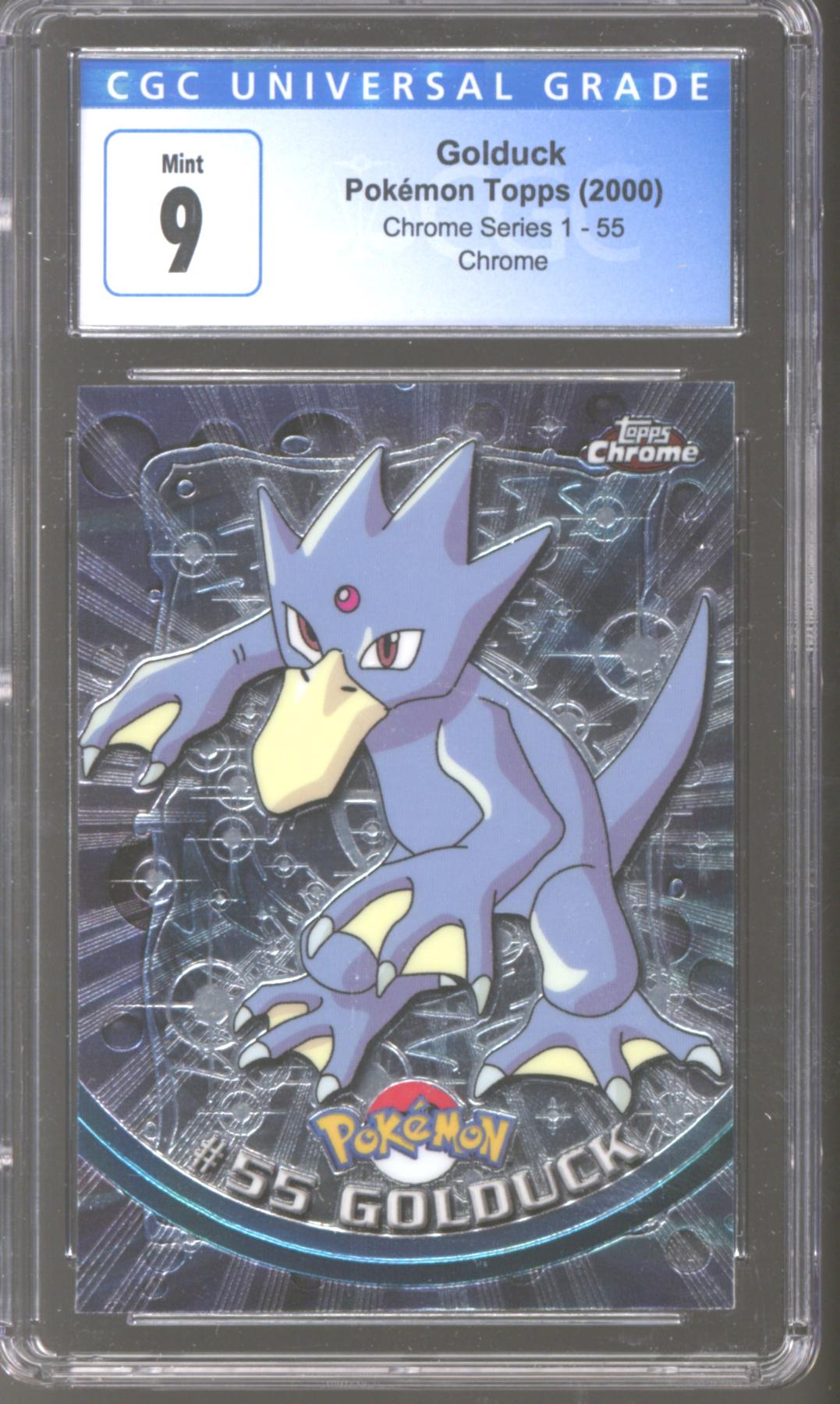 Pokemon Topps Chrome Series 1 Golduck 55 CGC 9 | DA Card World