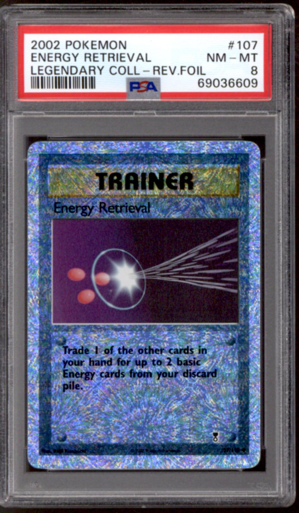 Pokemon Legendary Collection Reverse Holo Foil Energy Retrieval 107/110 ...