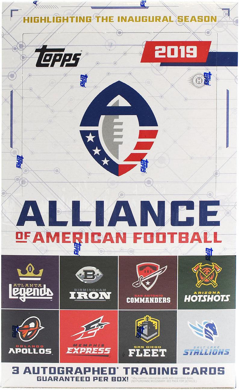 2019 Topps Alliance of American Football Hobby Box | DA Card World