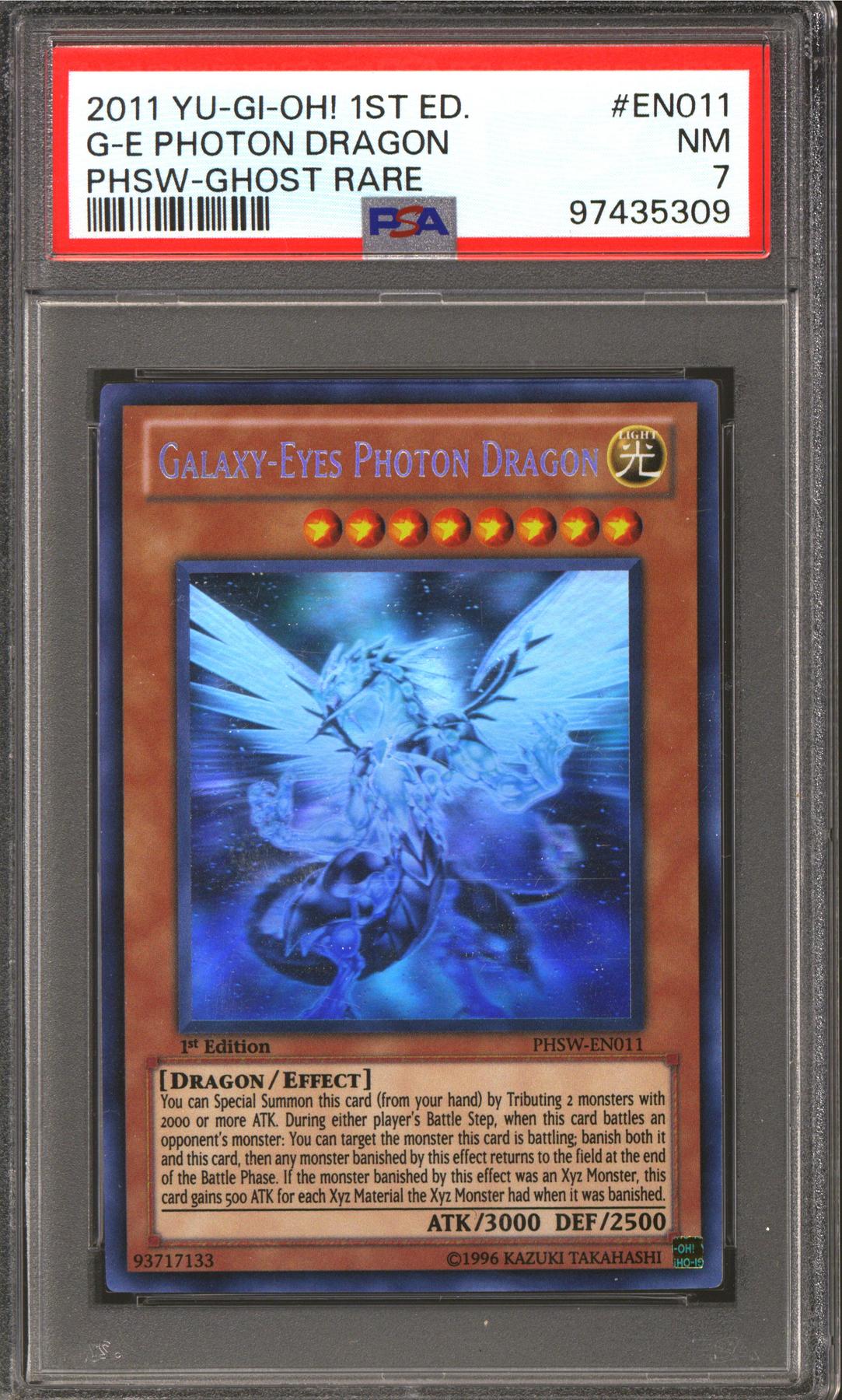 Yu-Gi-Oh Photon Shockwave 1st Edition Galaxy-Eyes Photon Dragon PHSW ...